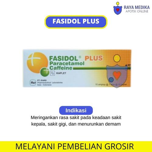 Jual Obat Demam dan Pereda Sakit Kepala Paracetamol Fasidol Plus - Kota ...