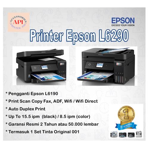 Jual Printer Epson L6290 L 6290 Print Scan Copy Fax Wi-Fi Duplex ADF ...