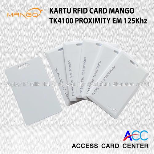 Jual Kartu RFID Proximity Mango 125Khz (Mango Brand) Tebal - Jakarta ...