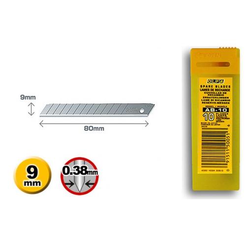 Jual Refill Cutter 9mm AB-10 (10pcs per pack) OLFA Spare Blade - Jakarta Barat - Olfa Stationary ...