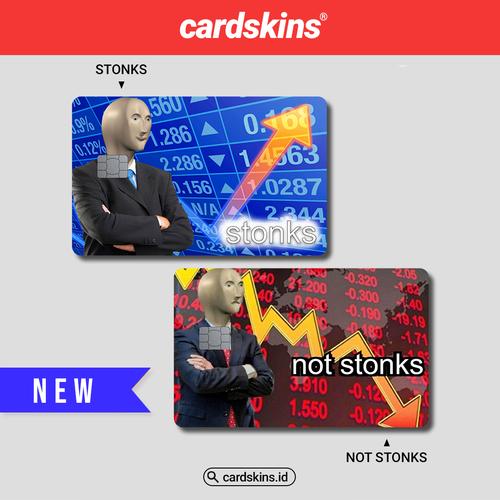 Jual STONKS | Skin/Sticker Kartu ATM - STONKS, Chip - Jakarta Selatan ...