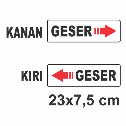 Jual STIKER GESER - geser kiri - Jakarta Pusat - MEDIACETAK | Tokopedia