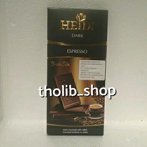 Jual Heidi dark chocolate espresso 80 gram - Jakarta Barat - tholib ...