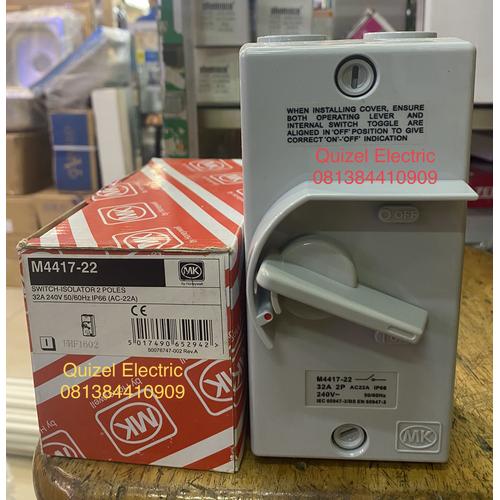 Jual Switch Isolator 2P 32A240 50/60Hz IP66 (AC-22A) Merk MK - Jakarta ...