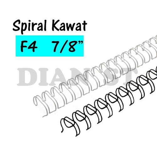 Jual Spiral Kawat Wire Bind F4 7/8" isi 50 batang HITAM - pak - Kota ...
