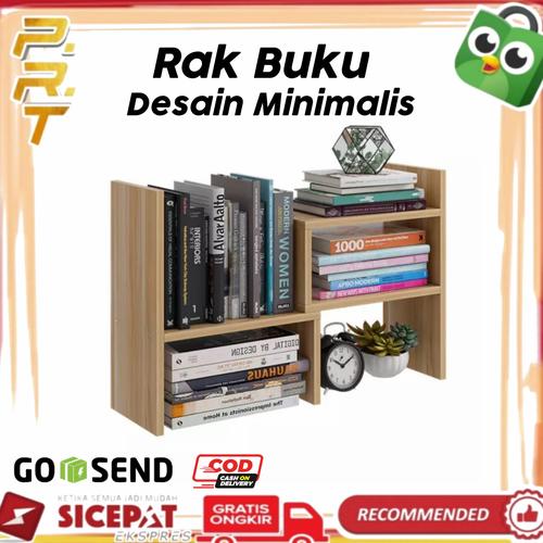 Jual Rak Buku Minimalis Dari Kayu Rak Buku Dinding Portable Mini ...