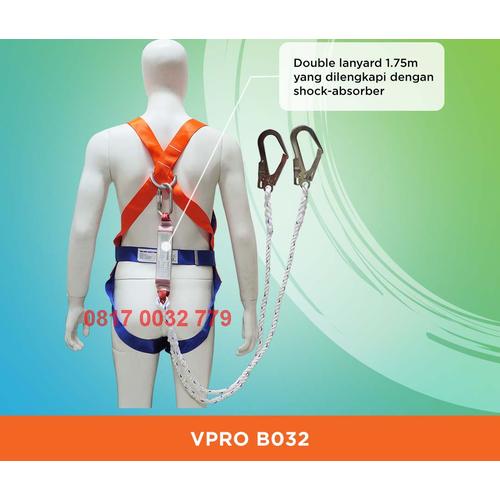 Jual FULL BODY HARNESS DOUBLE HOOK ABSORBER - VPRO - V PR0 - B032 - Jakarta Barat - Budget ...