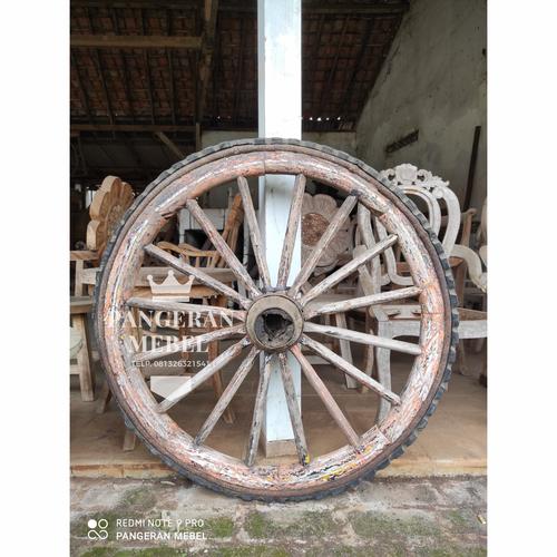 Jual Roda Dokar Original Antik Kuno jadul vintage Diameter 100 cm - Kab ...