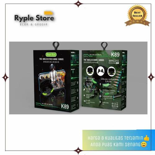 Jual Headset Bluetooth TWS K89 Gaming /Earphones Wireless Gaming k89 ...