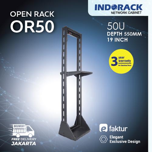 Jual OR50 - OPEN RACK 50U 19inch - INDORACK - Kota Bandung - INDORACK ...