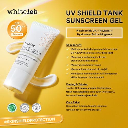Jual Whitelab uv shield tank sunscreen gel - Kota Makassar - Velove ...