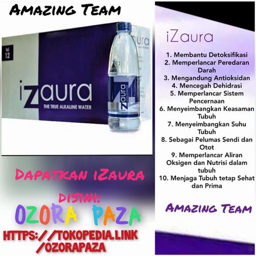 Jual Air Minum "iZaura The True Alkaline Water" 600ml - Ungu - Kota ...
