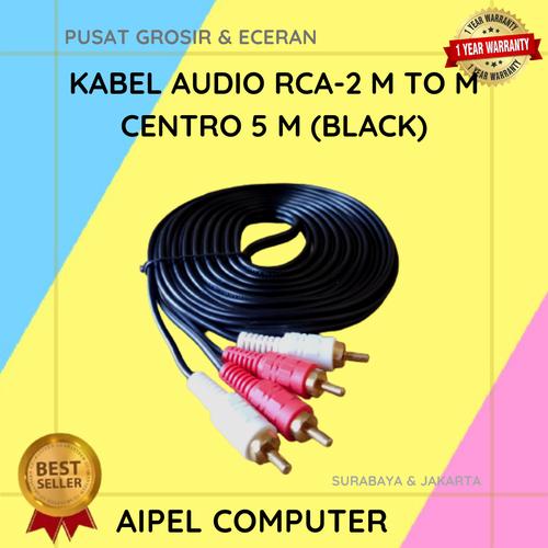 Jual KAR2C5 | KABEL AUDIO RCA-2 MALE TO MALE CENTRO 5 M - Kota Surabaya ...