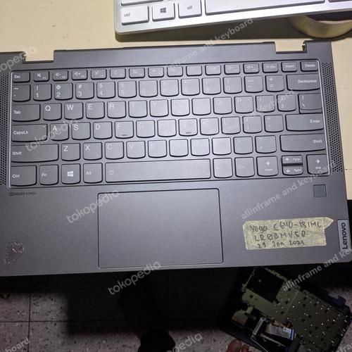 Jual Keyboard Lenovo yoga C640-13iML With Frame 100℅ ORI COPOTAN - Kota ...