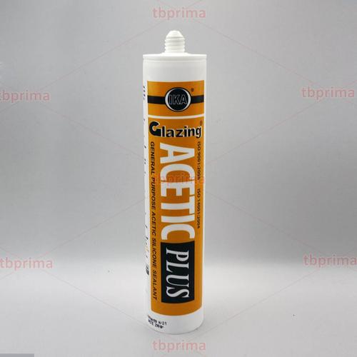 Jual Lem Kaca Silicone Sealent IKA Glazing Acetic Plus - Hitam - Kota ...