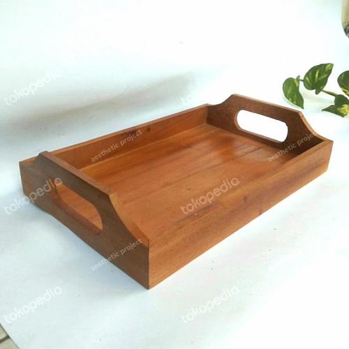 Jual Nampan kayu / Baki kayu / Tray kayu / Wooden tray - Kota Bekasi ...