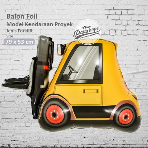 Jual Balon Foil mobil kendaraan proyek FORKLIFT / balon mobil ...