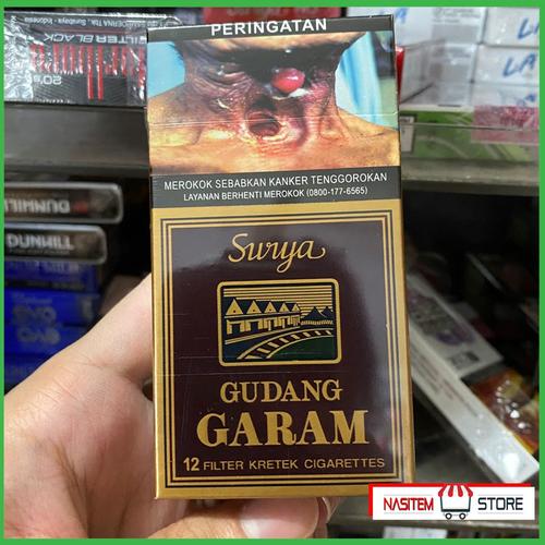 Jual ROKOK SURYA GUDANG GARAM FILTER KRETEK (KECIL) - 1 BUNGKUS ISI 12 ...