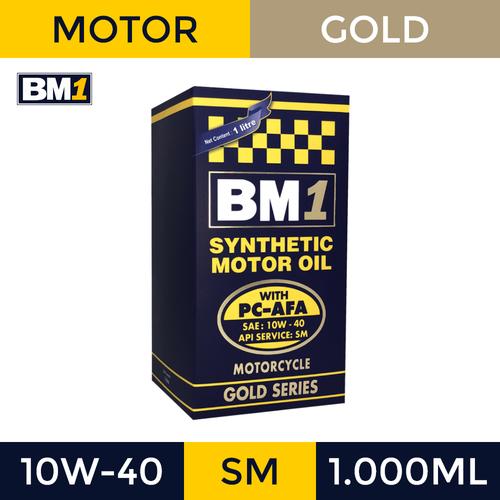 Jual OLI MOTOR 4T BM1 GOLD SERIES 10W-40 SM (1L) - Jakarta Barat - BM1 ...
