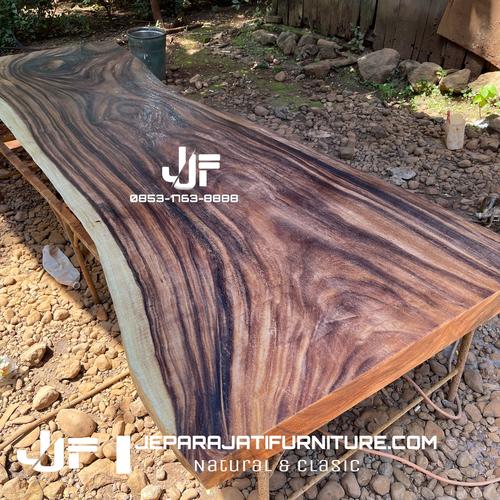 Jual Papan kayu daun meja kayu trembesi suar jawa serat doreng antik ...