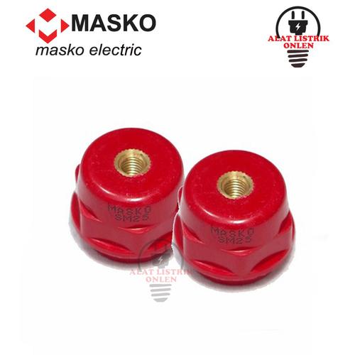 Jual ISOLATOR BUSBAR HOLDER MERAH MASKO SM-25, SM-30, SM-35, SM-40, SM ...