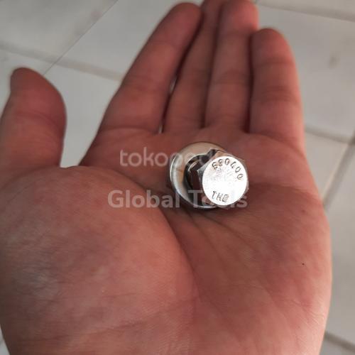 Jual baut 14 stainless ss304 baut mur sus 3/8 x 1 kunci 14 anti karat ...