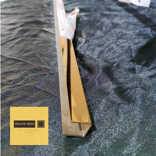 Jual Stainless Steel Lis U Warna GOLD 15x15mm, Tebal 1mm - Jakarta ...