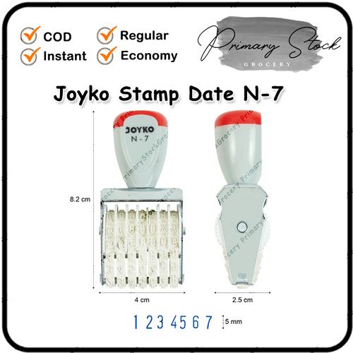 Jual Stempel Nomor Nomer Nota Nomerator 7 Digit Stampel Joyko N7 N-7 ...