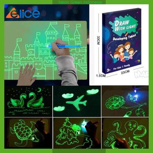 Promo PAPAN TULIS GAMBAR ANAK MAGIC Mainan Edukasi Magic Drawing Board ...