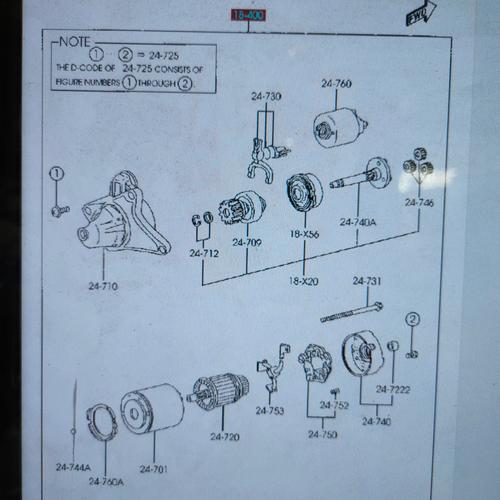 Jual Ford Genuine Parts Dinamo starter Ford Ranger TDi / TDCi WL9118400 ...