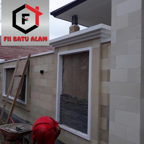 Jual batu alam paras jogja putih - 20x40cm - Kab. Bekasi - FII BATU ...