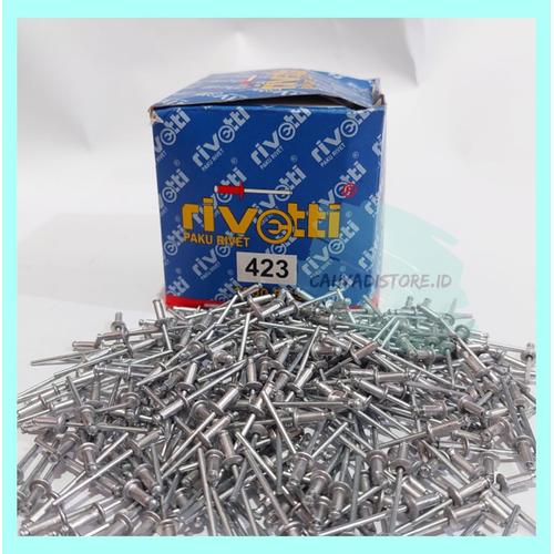 Jual [Isi 50 pcs] Paku Rivet/Rivet Rivetti 423 429 435 440 540 550 635 ...