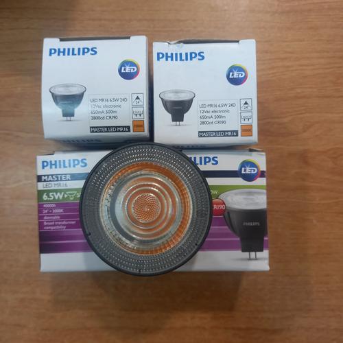 Jual lampu master led philip mr16 6,5watt 12v 24d 930k dimmable ...