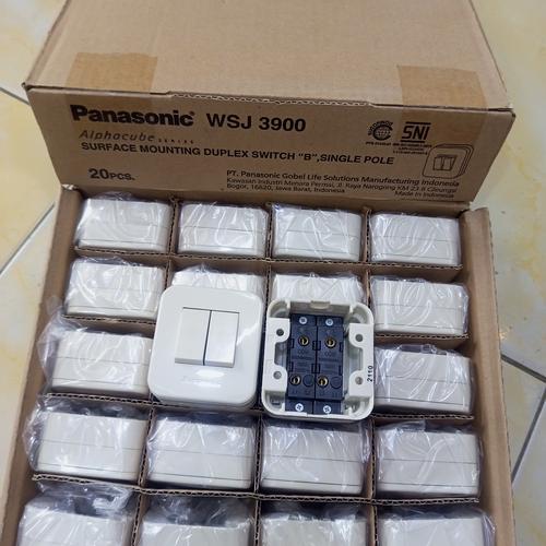 Jual saklar seri ganda double outbow panasonic wjs 3900 - Kota ...