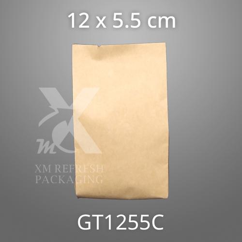 Jual 12x5.5cm Quod side gusset paper craft kemasan kopi aluminium foil ...