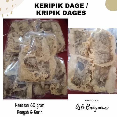 Jual KERIPIK DAGE / KRIPIK DAGES | KHAS BANYUMAS | HARGA TERJANGKAU ...