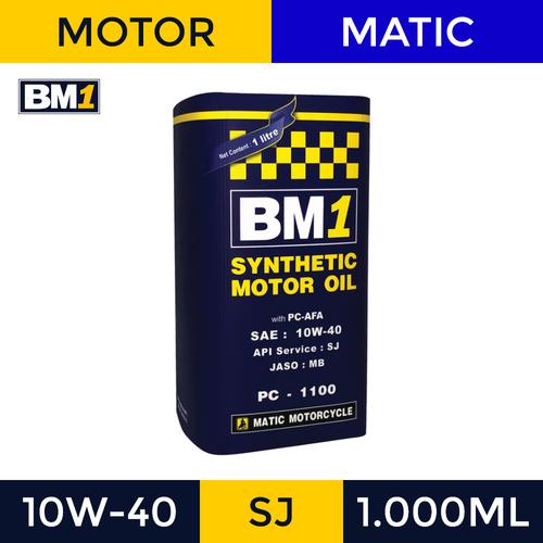 Jual OLI MOTOR MATIC BM1 PC1100 10W-40 SJ (1L) - Jakarta Barat - BM1 ...