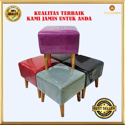 Promo SOFA STOOL / KOTAK / KURSI STOOL TINGGI 45cm TERMURAH - Hitam ...