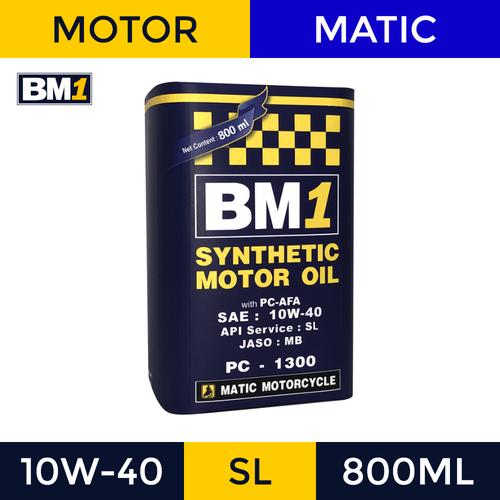 Jual OLI MOTOR MATIC BM1 PC 1300 10W-40 SL (800ml / 0.8L) - Jakarta ...