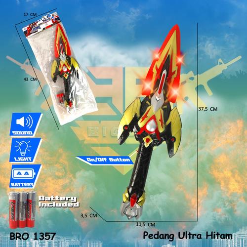 Jual BRO1357 Hitam Pedang Sword Ultraman Ultramen Mainan Anak - Biru ...