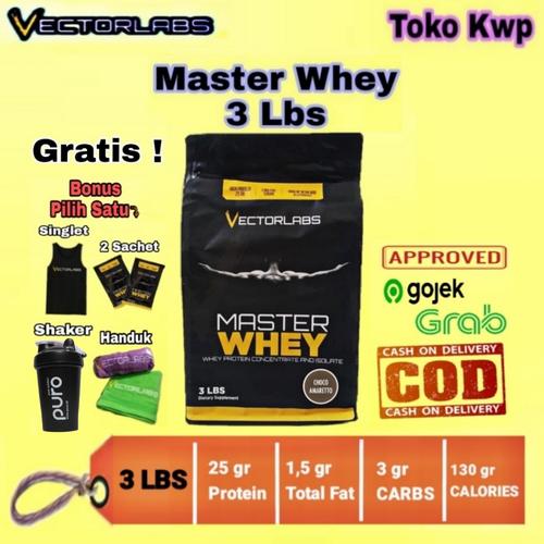 Jual VECTORLABS MASTER WHEY 3 LBS VECTOR LABS WHEY PROTEIN MASTERWHEY ...