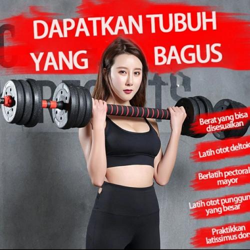 Jual dumbell 20kg angkat beban 20kg - Kota Surabaya - global one life ...
