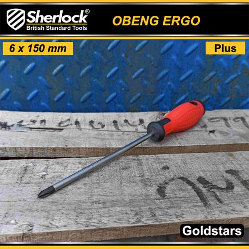 Jual Obeng Original Sherlock Ergo 6 inch / 150 mm (Plus) - Jakarta Barat - GoldStars88 | Tokopedia