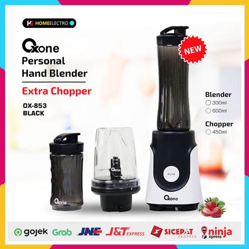 Promo Oxone Pesonal Hand Blender OX-853 Hitam Extra Chopper ORIGINAL ...