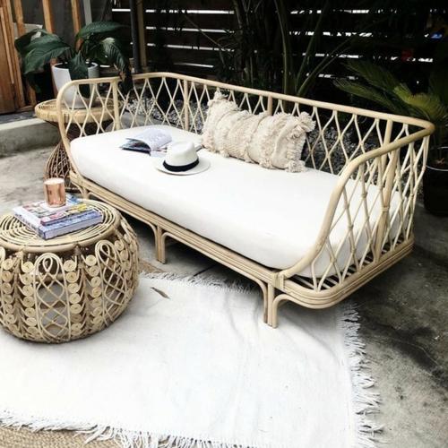 Jual Sofa Rotan 3 Seater / Rattan Arm Bench - lurus 3 seat - Kota ...