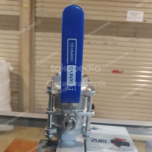 Jual ball valve sankyo 3pc stainless steel 2" inch - Jakarta Barat ...