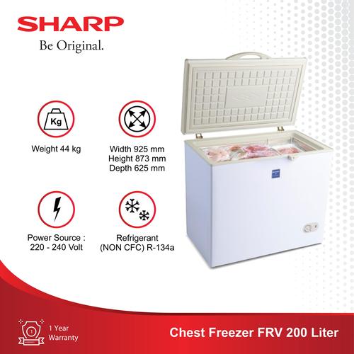 Jual SHARP | Chest Freezer FRV 200 Liter - Kota Surabaya - SHARP ...