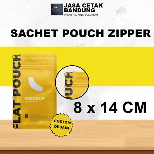 Jual KEMASAN CUSTOM SACHET + ZIPPER UKURAN 8x14 - 1000 - Kota Bandung ...
