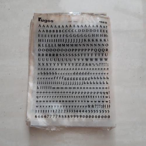 Jual rugos / tulisan rugos / huruf rugos - 28 W - Kota Semarang - tridy ...