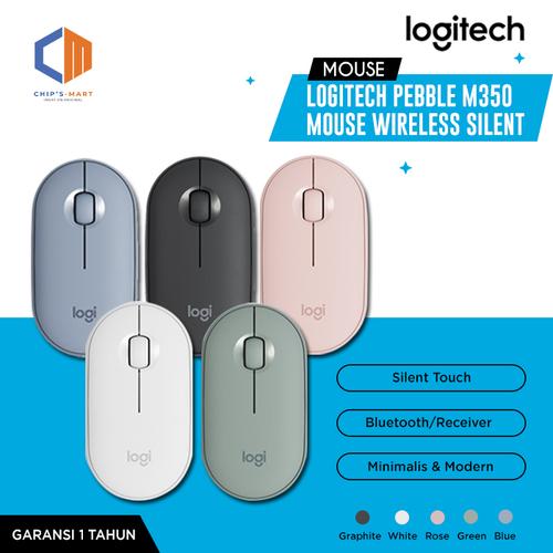 Jual LOGITECH M350 Mouse Wireless silent bluetooth - Merah Muda - Kota ...